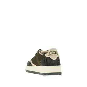 AUTRY Medalist Low Corduroy And Felt Sneakers