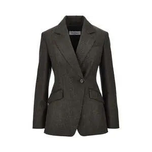 Max Mara Virgin Wool Double-breasted Jacket