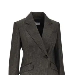 Max Mara Virgin Wool Double-breasted Jacket