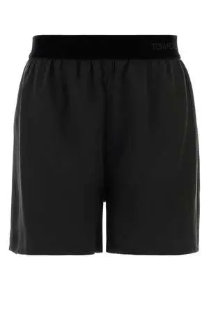 TOM FORD Satin Shorts - Black