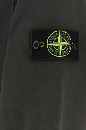 Stone Island Charcoal Cotton Sweatshirt
