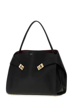FERRAGAMO Leather Large Hug Soft Shoulder Bag