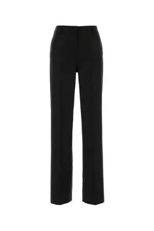 PT TORINO Stretch Wool Blend Pant - Black