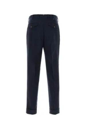 PT TORINO Navy Cotton Blend Pant
