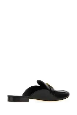 Tory Burch Leather Leelee Slippers