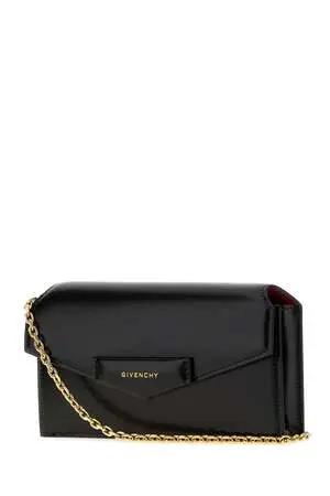 Givenchy Antigona Leather Clutch With Chain Strap