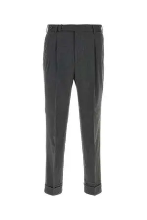 PT TORINO Dark Cotton Blend Pant - Grey