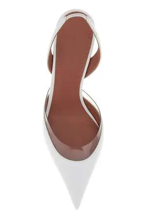Amina Muaddi Nappa Leather Lara Pumps