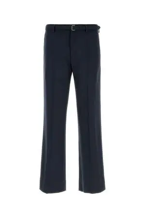 Dries Van Noten Midnight Wool Pant - Blue