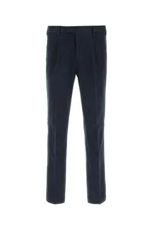 PT TORINO Navy Stretch Cotton Pant - Blue