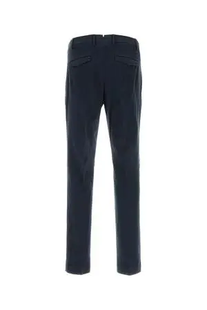 PT TORINO Navy Stretch Cotton Pant