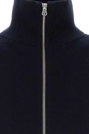 Extreme Cashmere Cardigan With High Neck