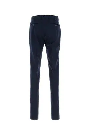 PT TORINO Navy Cotton Blend Pant