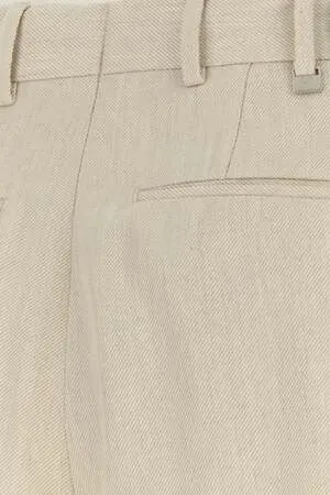 PT TORINO Sand Cotton Blend Pant - Light Brown