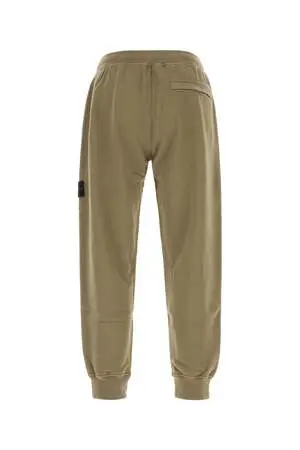Stone Island Army Cotton Joggers