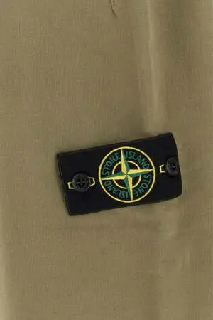 Stone Island Army Cotton Joggers