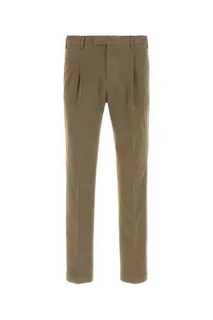 PT TORINO Cappuccino Stretch Cotton Pant - Light Brown