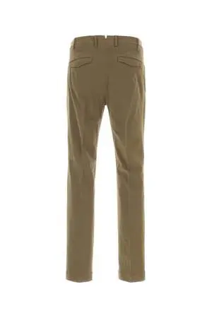 PT TORINO Cappuccino Stretch Cotton Pant - Light Brown