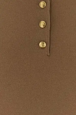 BLAZE Camel Wool Blend Highland Polo Shirt