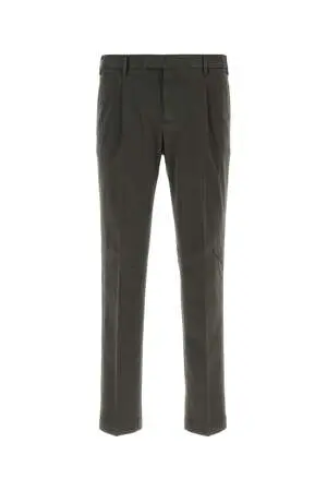 PT TORINO Charcoal Stretch Cotton Pant - Grey