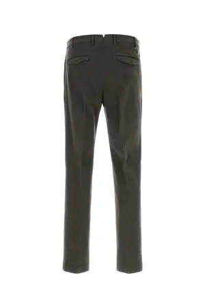 PT TORINO Charcoal Stretch Cotton Pant