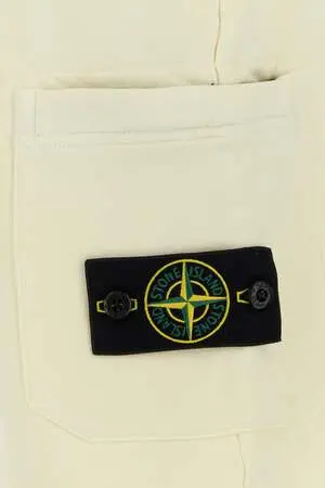 Stone Island Cotton Bermuda Shorts With Detachable Logo Label