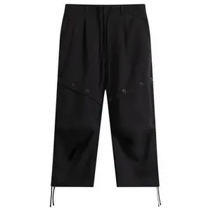 Y3 Button Detailed Cargo Pants - Black