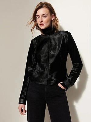 Overland Kyra Calfskin Leather Jacket