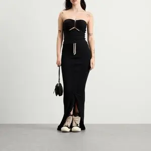 Rick Owens Alannah Cropped Bustier Top