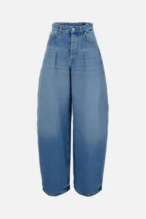 Jacquemus Le De Nimes Oval Jeans - Azzurro