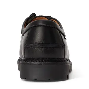 Ralph Lauren Jett Tumbled Leather Moc-toe Shoes
