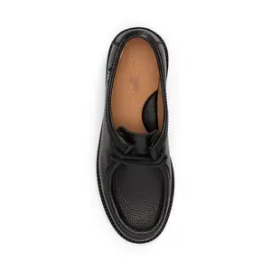 Ralph Lauren Jett Tumbled Leather Moc-toe Shoes