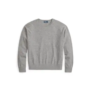 Ralph Lauren Cashmere Crewneck Sweater - Gray Heather