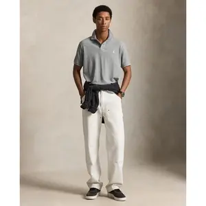 Ralph Lauren The Iconic Classic Fit Mesh Polo - Rain Heather