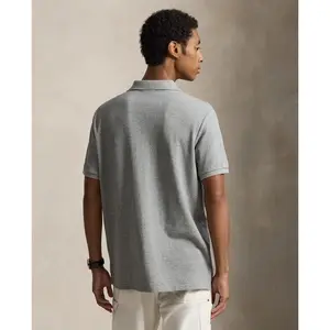 Ralph Lauren The Iconic Classic Fit Mesh Polo - Rain Heather