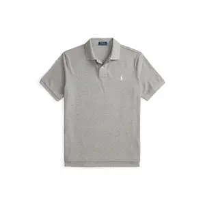 Ralph Lauren The Iconic Classic Fit Mesh Polo - Rain Heather