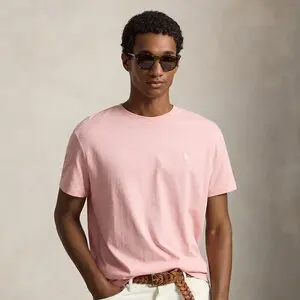 Ralph Lauren Classic Fit Jersey Crewneck T-shirt - Salsa Heather