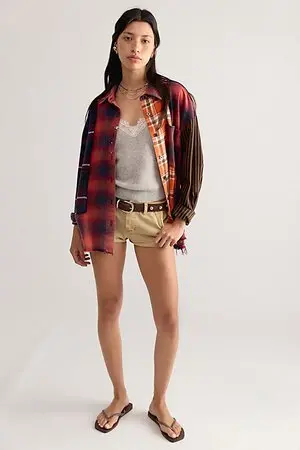 THE TALES Reworked Flannel Shirt