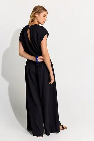 Free People Flora Jumpsuit - Black