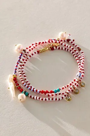 MEREDITH WATERSTRAAT Knotted Bead Necklace