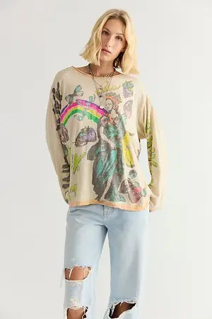 MAGNOLIA PEARL Slow Down Viggo Graphic Long Sleeve Tee