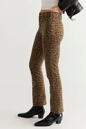 MOTHER The Hustler Flood Printed Jeans