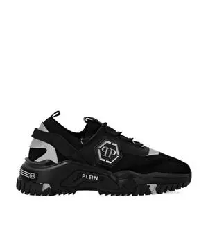 Philipp Plein Predator Low-top Lace-up Sneakers - Black