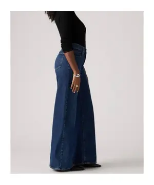 LEVI'S 728 High Rise Wide Leg Jeans - Blue