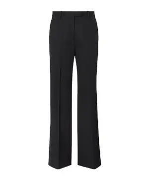 Fendi Wool Tuxedo Pants - Black
