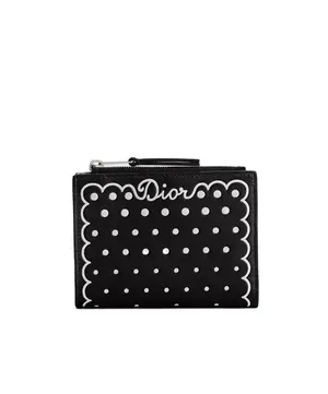 Dior Dahlia Wallet - Black