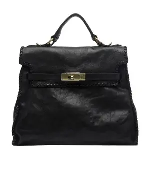 CAMPOMAGGI Top-handle Shoulder Bag - Black