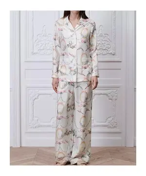 Dior Qixi Printed Silk Pajama Pants