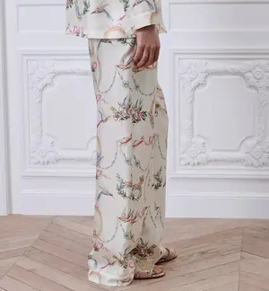 Dior Qixi Printed Silk Pajama Pants