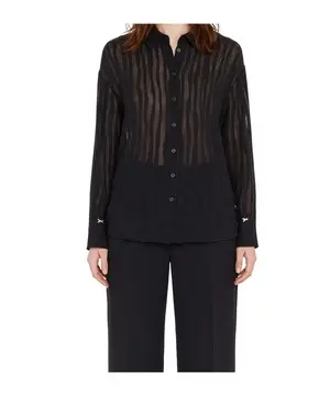 Patrizia Pepe Dévoré Oversized Shirt